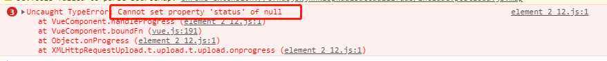 element-ui upload Cannot set property 'status' of null-布布扣-bubuko.com