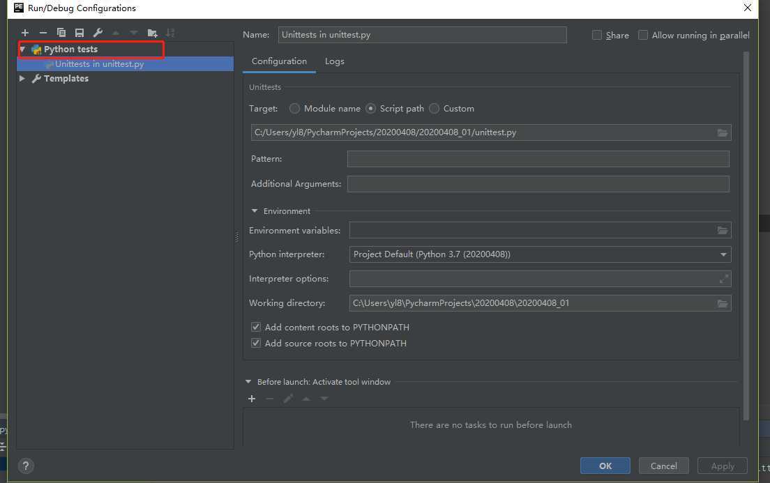 Selenium3 Python3——运行unittest框架代码,报错“typeerror Expected