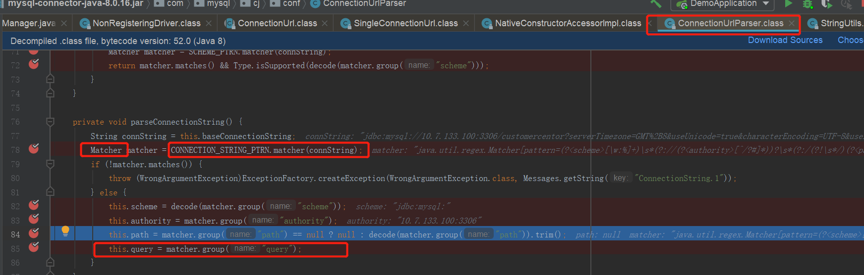 谈谈java的mysql驱动中NonRegisteringDriver.connect(String url, Properties info)方法的bug-布布扣-bubuko.com